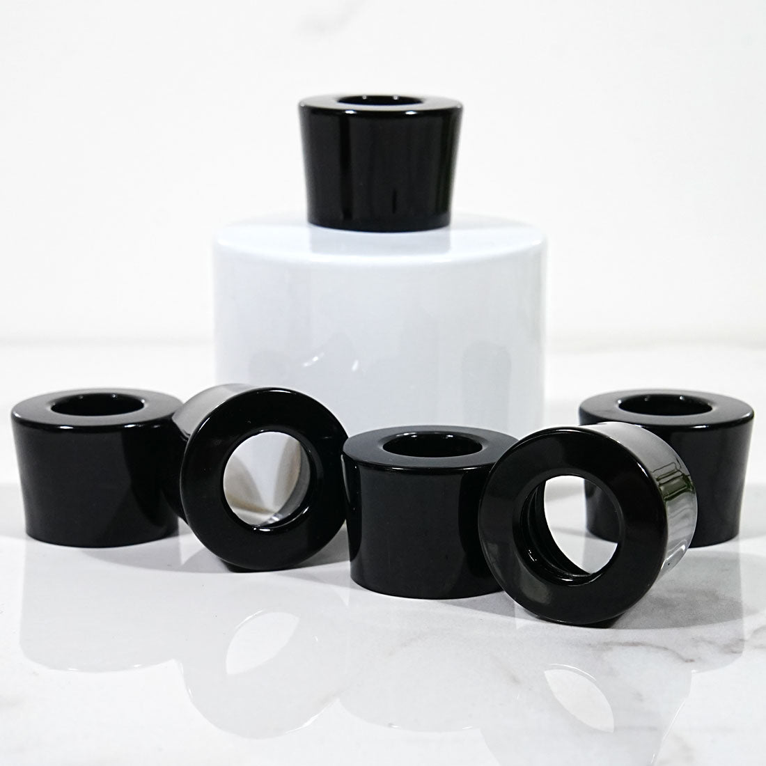 Capuchon conique Noir Karma pour Diffuseurs