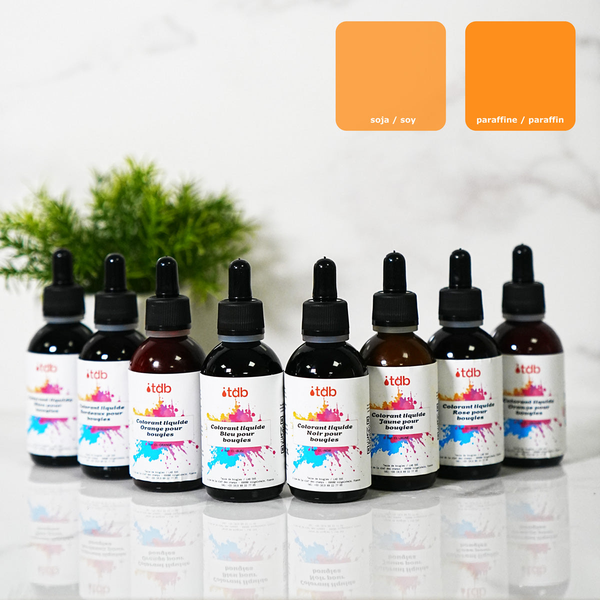Liquid Orange Candle Coloring - 50ml