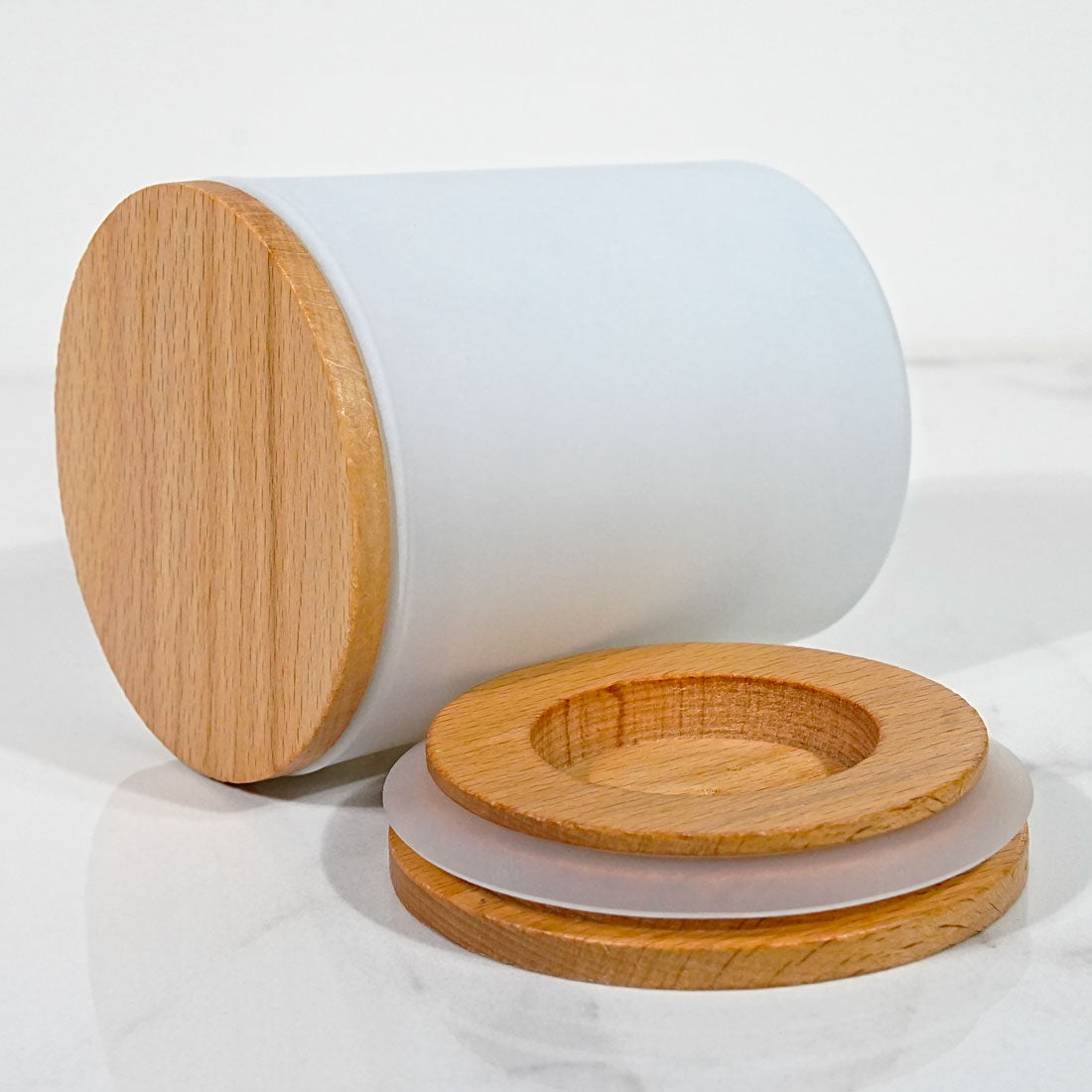 Couvercles originaux pour contenants de bougies